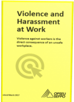 OPSEU Guide to Violence and Harassment at Work – OPSEU